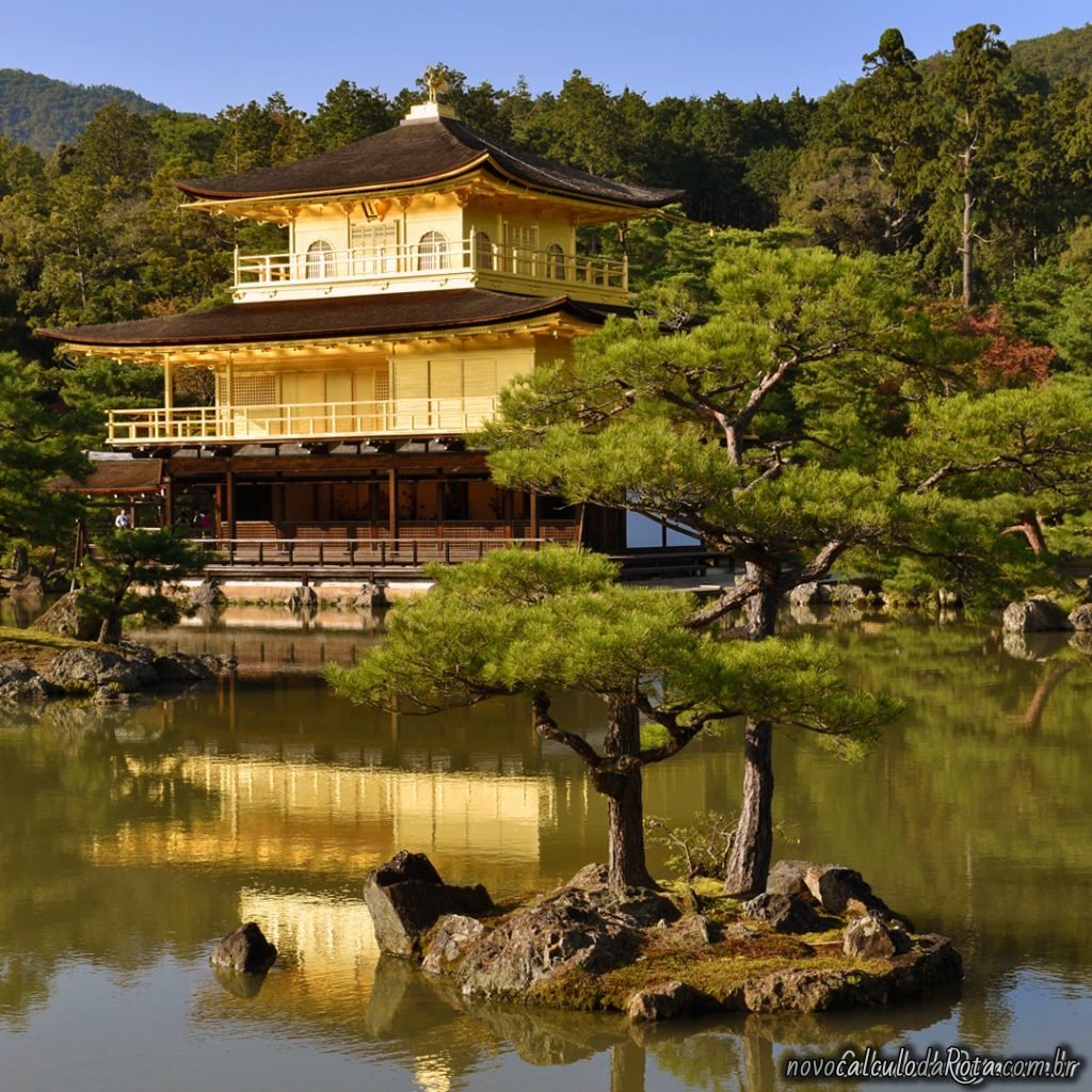 Kinkaku-Ji - O Templo Dourado em Kyoto - Viagens - Novo Cálculo da Rota